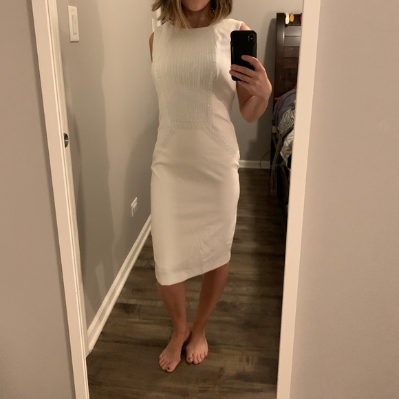 Cache | Dresses | Cache White Dress | Poshmark